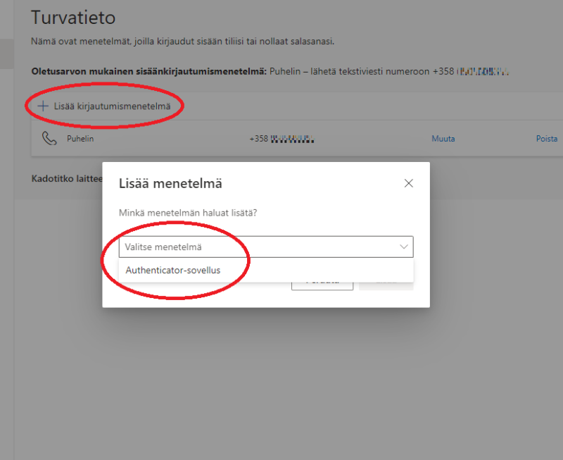 How to set up multi-factor authentication | Opiskelijan uniarts