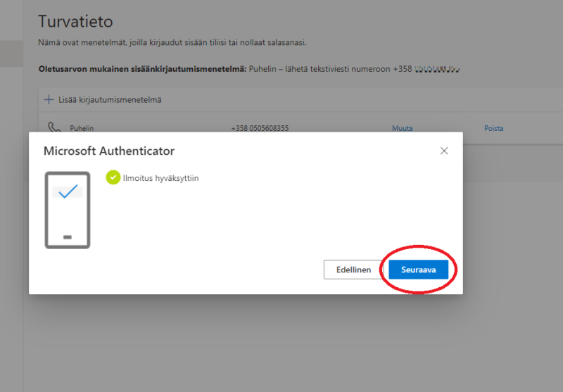 How to set up multi-factor authentication | Opiskelijan uniarts